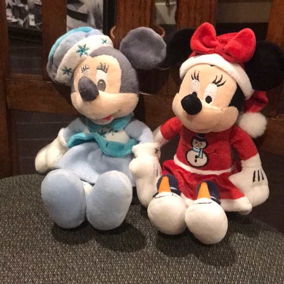 Disney | Toys | Two Plush Mini Mouse | Poshmark